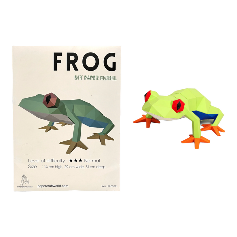 PaperCraft 3D Model (Frog) – Tyrannostorus