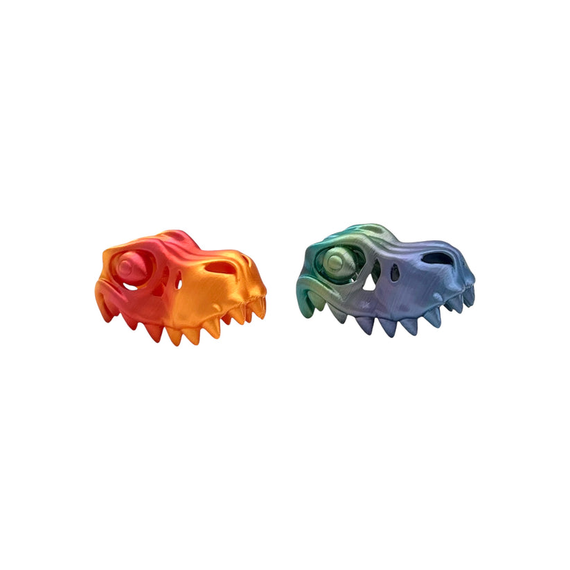 Mini 3D Printed T-Rex Skull Model – Tyrannostorus