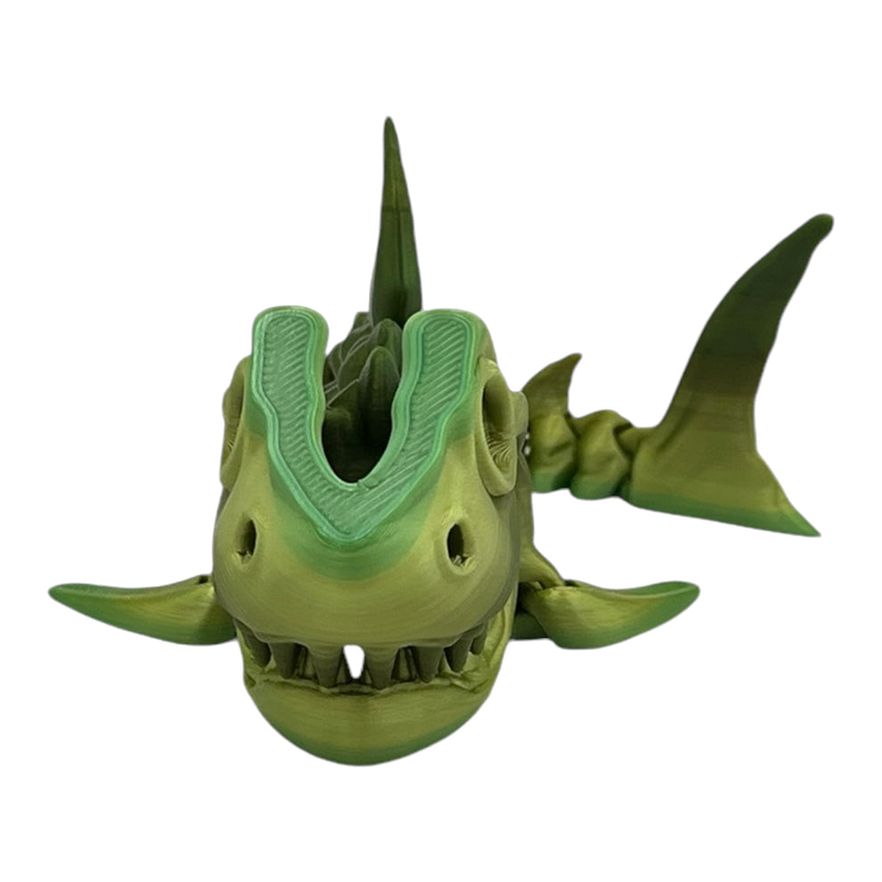 3D Printed Shark Skeleton Model – Intricate Detail – Tyrannostorus