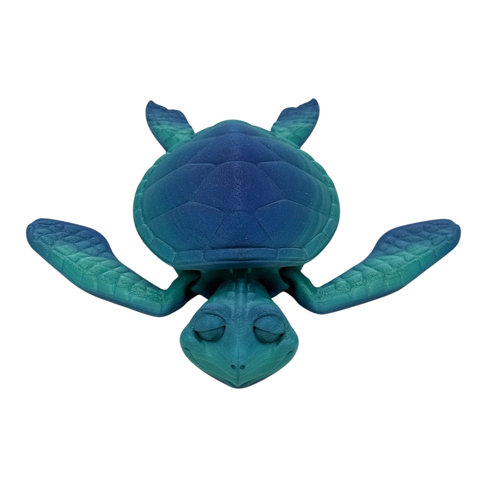 3D Printed Sea Turtle Articulated Toy Model – Tyrannostorus