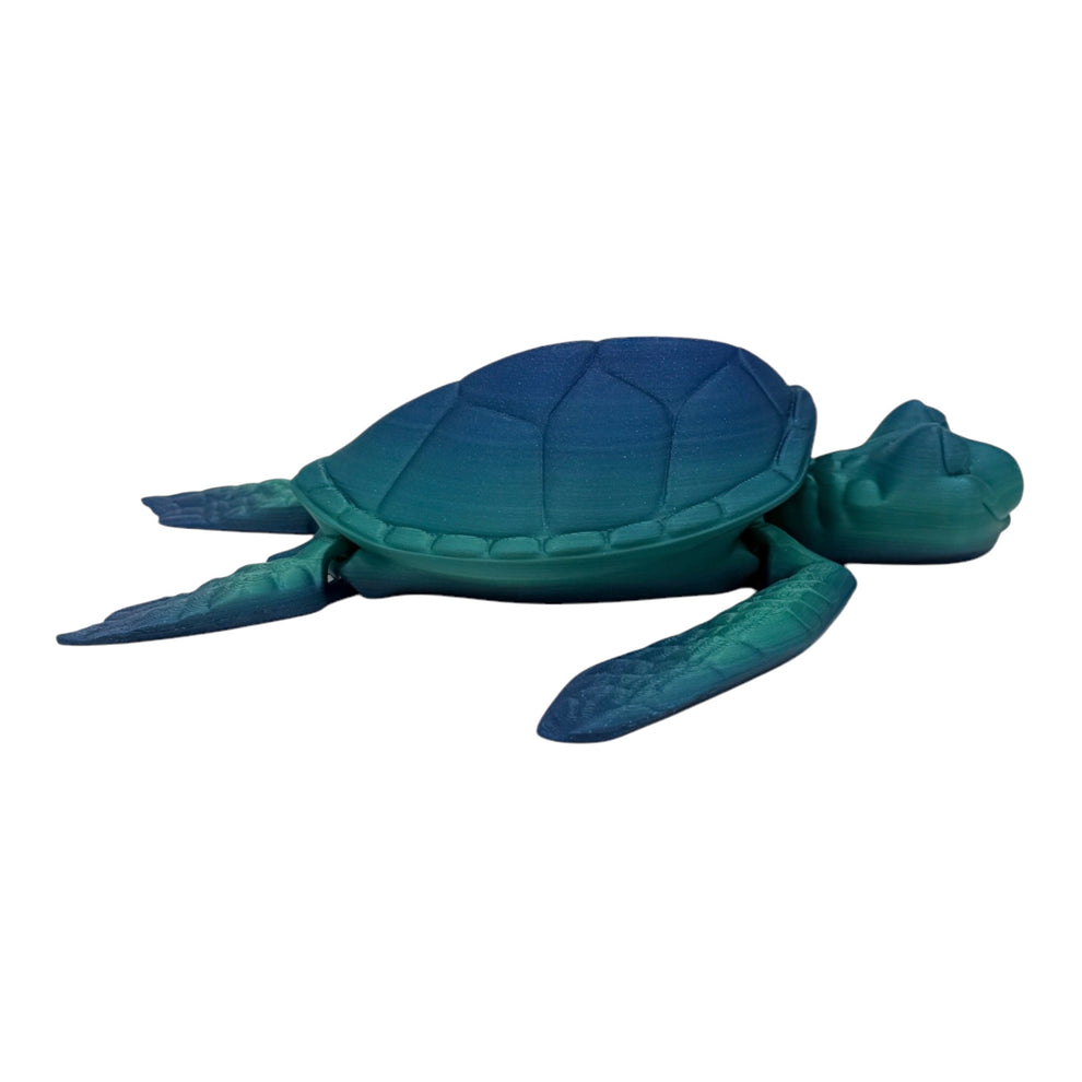 3D Printed Sea Turtle Articulated Toy Model – Tyrannostorus